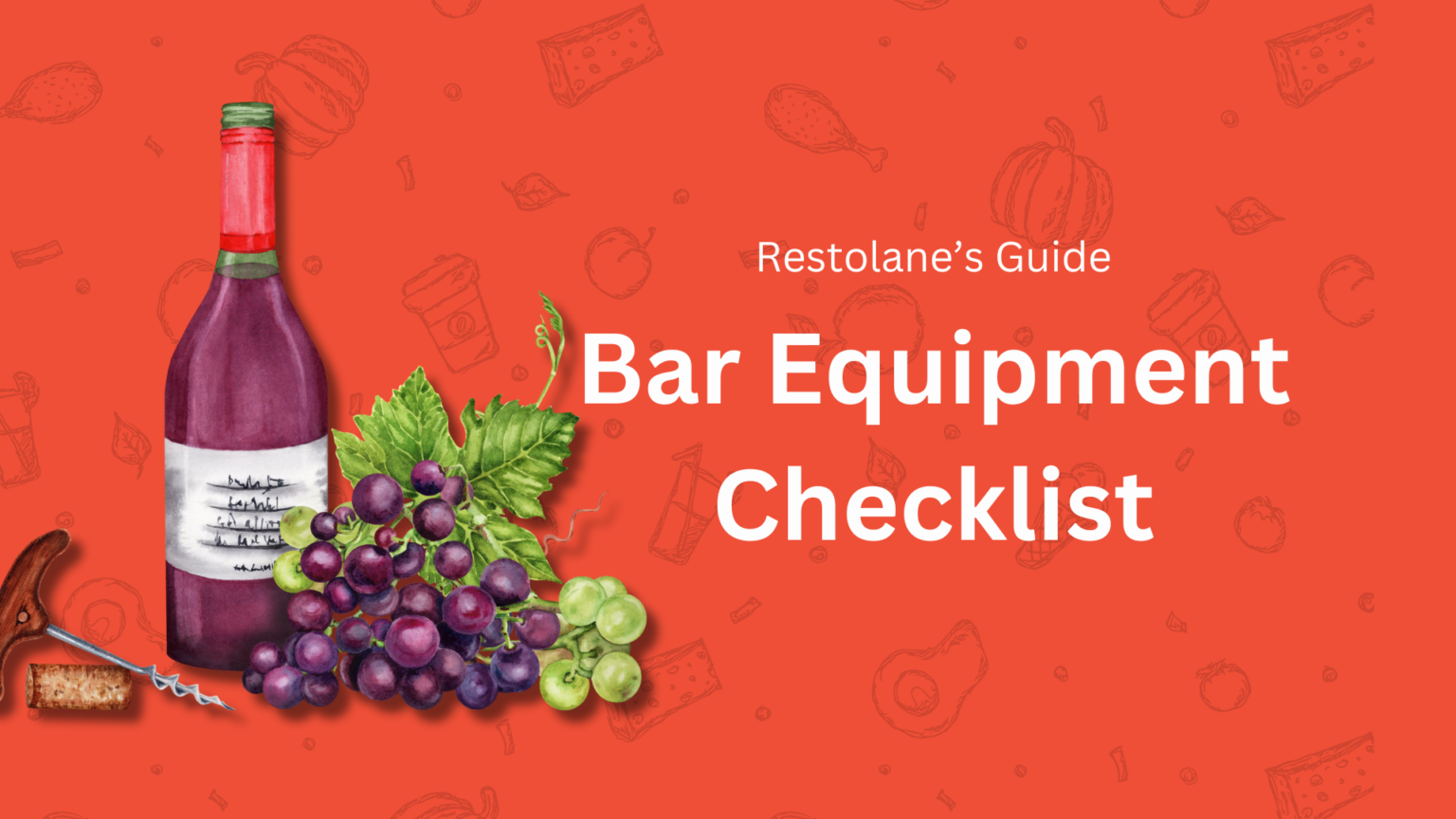 Bar Equipment Checklist - Restolane