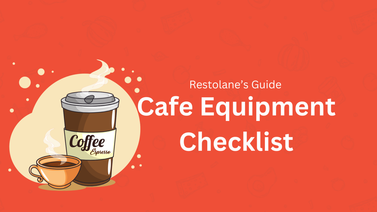 Cafe Equipment Checklist